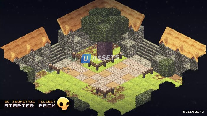 2D Isometric Tile Starter Pack » UNITYHUB.PRO - бесплатные ассеты для ...